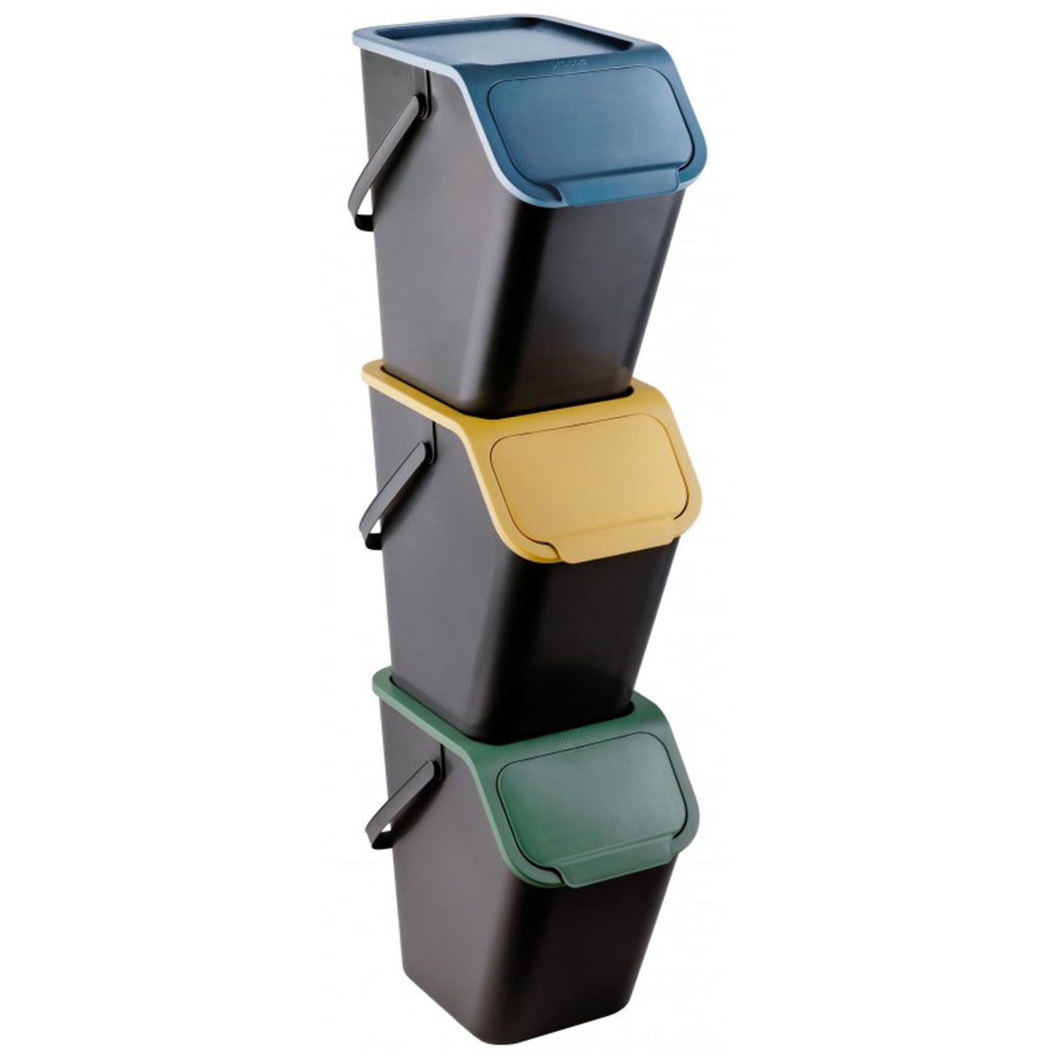 Set de 3 cosuri pentru colectare selectiva deseurilor, 25 L ...